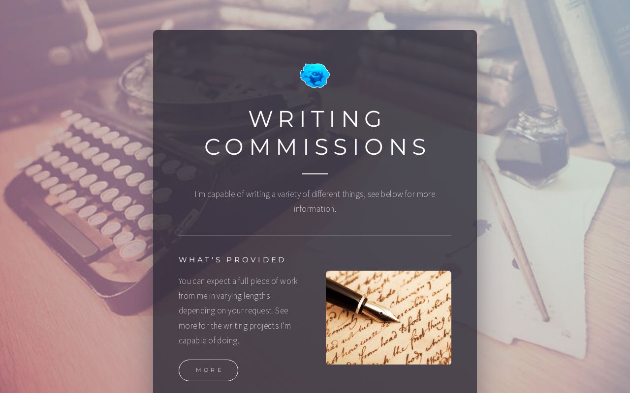 Writing Commissions